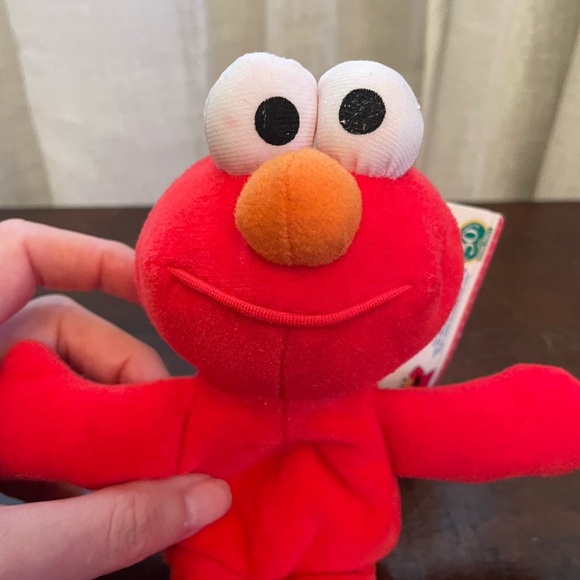 Tyco | Toys | Vintage 997 Sesame Street Beans Elmo 8 Tyco Plush Stuffed ...